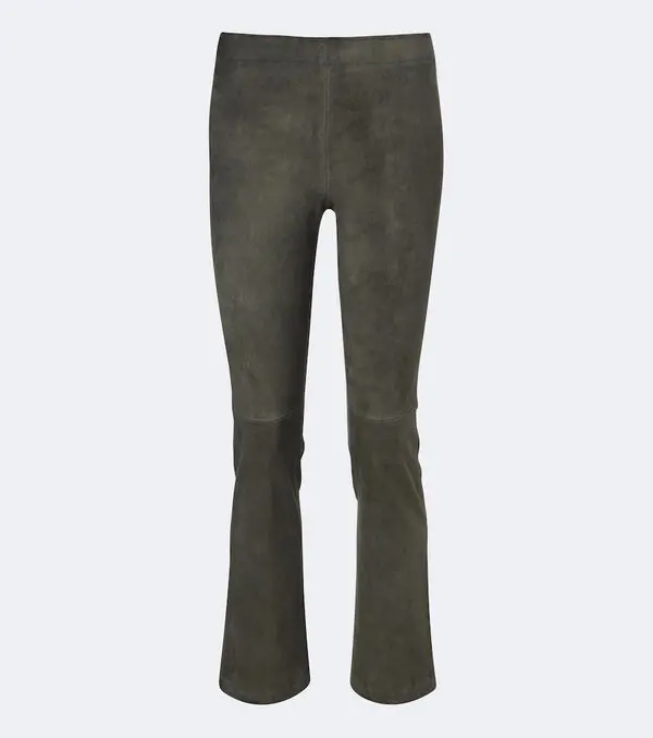Stouls Jp Twenty Leather Leggings - Green