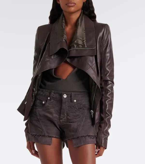 Rick Owens Lana Denim Shorts