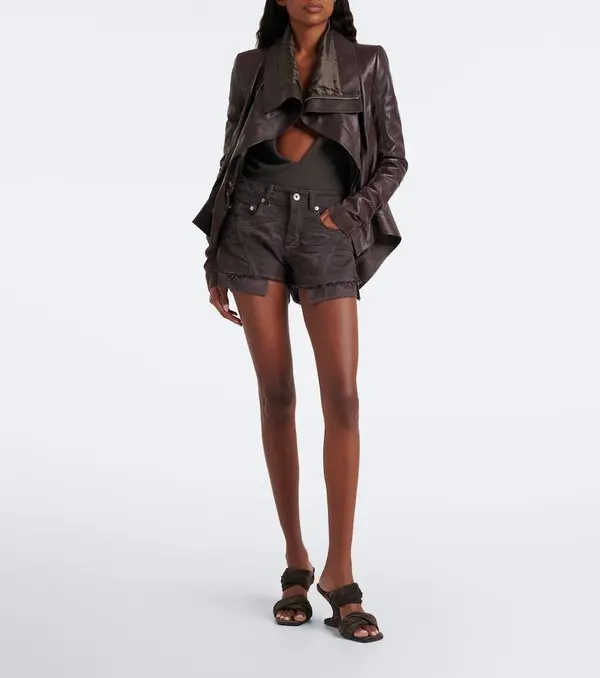 Rick Owens Lana Denim Shorts