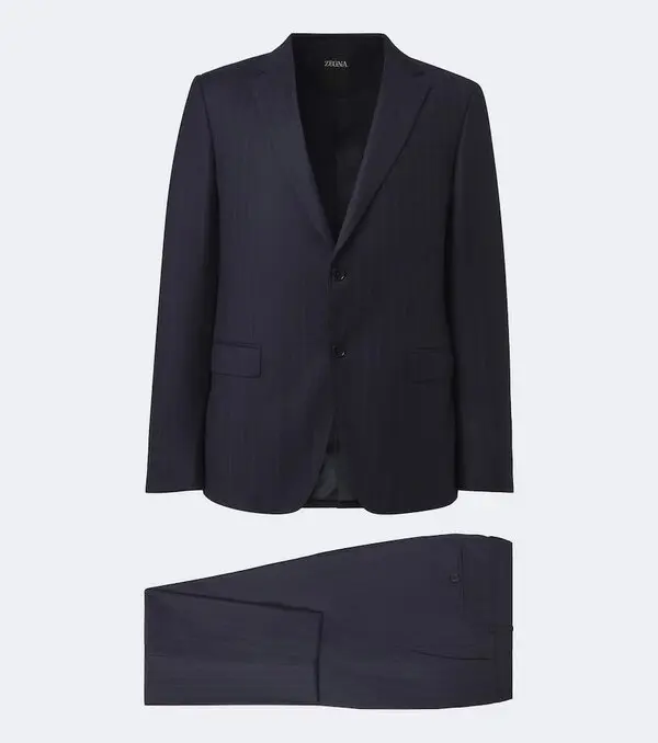 Zegna Pinstripe Wool Suit