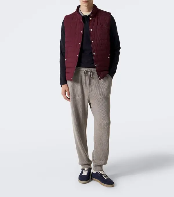 Brunello Cucinelli Logo Cotton Jersey Polo Shirt