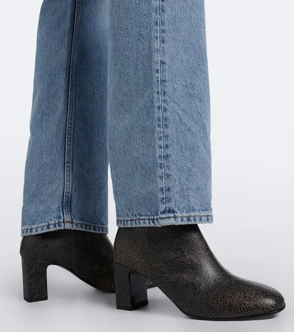 JIMMY CHOO Daze Leather Ankle Boots