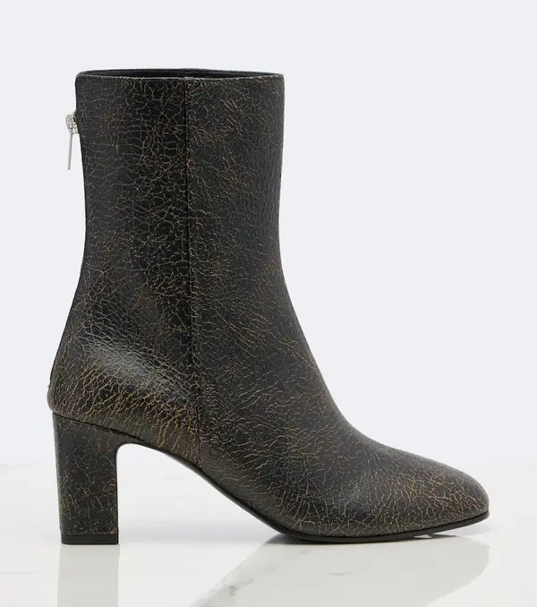 JIMMY CHOO Daze Leather Ankle Boots