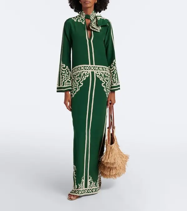 Johanna Ortiz Windborne Silk Crêpe De Chine Tunic