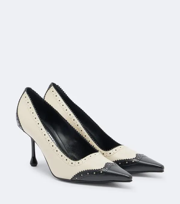 JIMMY CHOO Ixia Leather Pumps