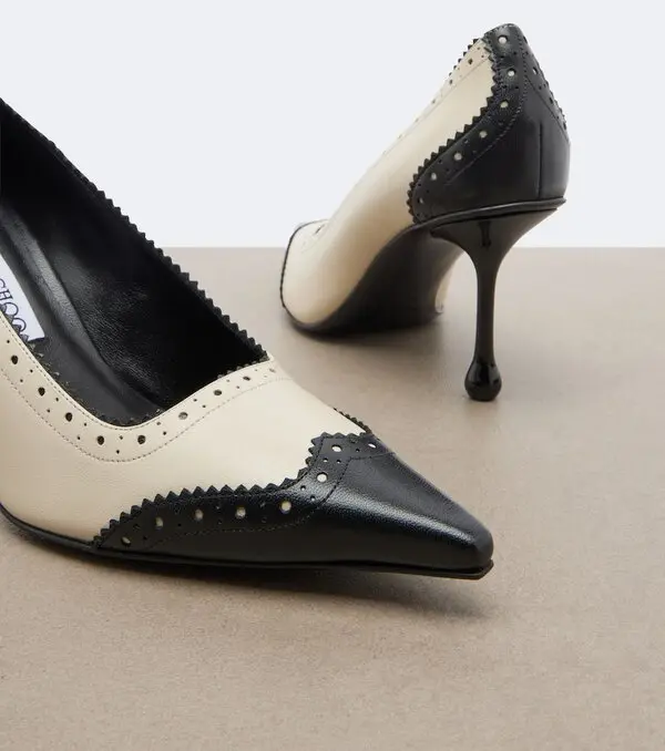 JIMMY CHOO Ixia Leather Pumps