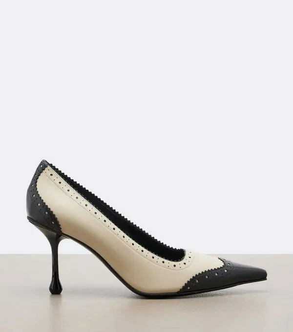 JIMMY CHOO Ixia Leather Pumps