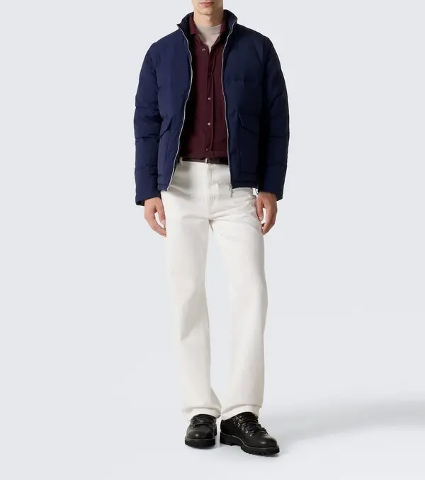 Eleventy Wool-blend Down Jacket
