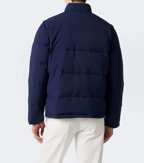 Eleventy Wool-blend Down Jacket