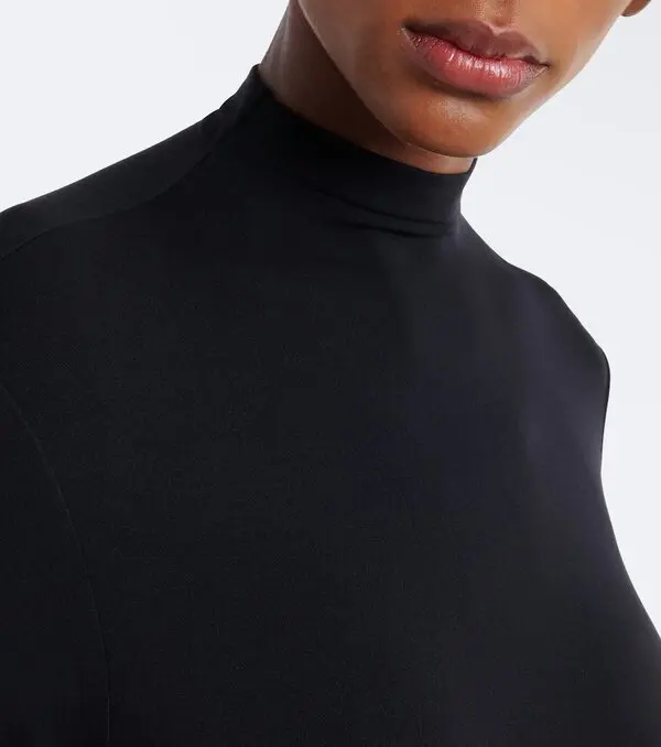 Wolford Shaping Turtleneck Jersey Bodysuit