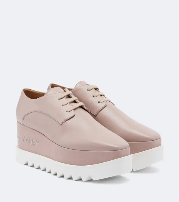 Stella McCartney Elyse Embellished Platform Sneakers - Pink