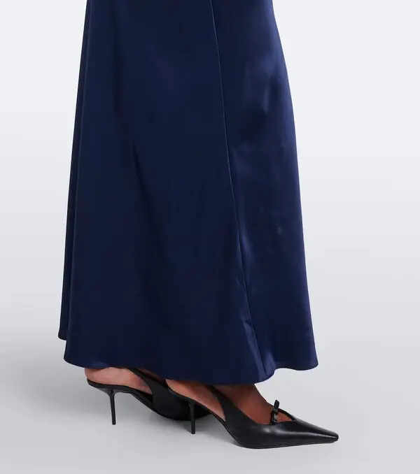 RODARTE Silk Satin Maxi Dress