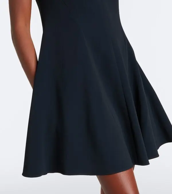Givenchy Sliced Crepe Cady Minidress