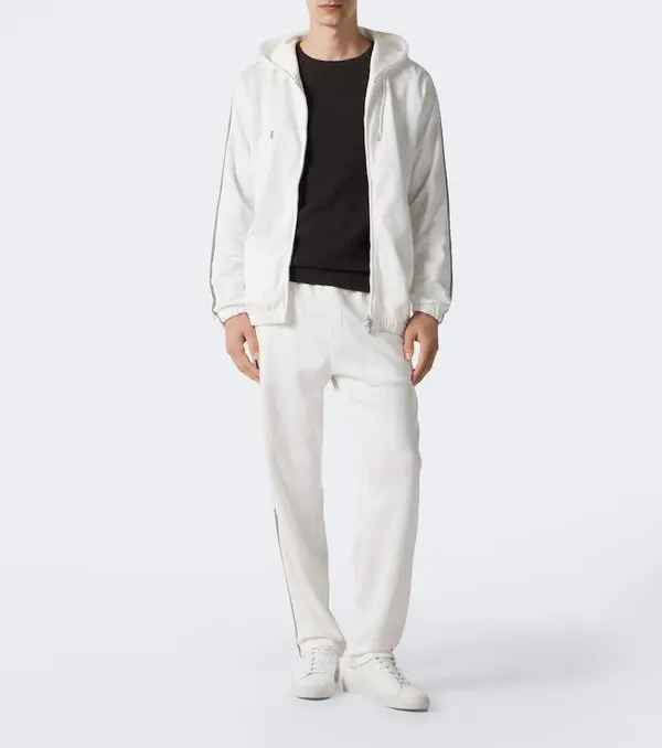 Eleventy Cotton Zip-up Hoodie
