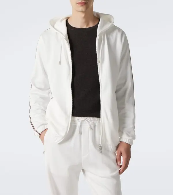 Eleventy Cotton Zip-up Hoodie