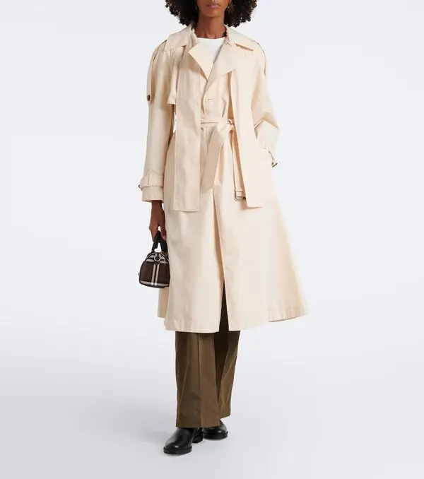 Burberry Check Leather Chelsea Boots