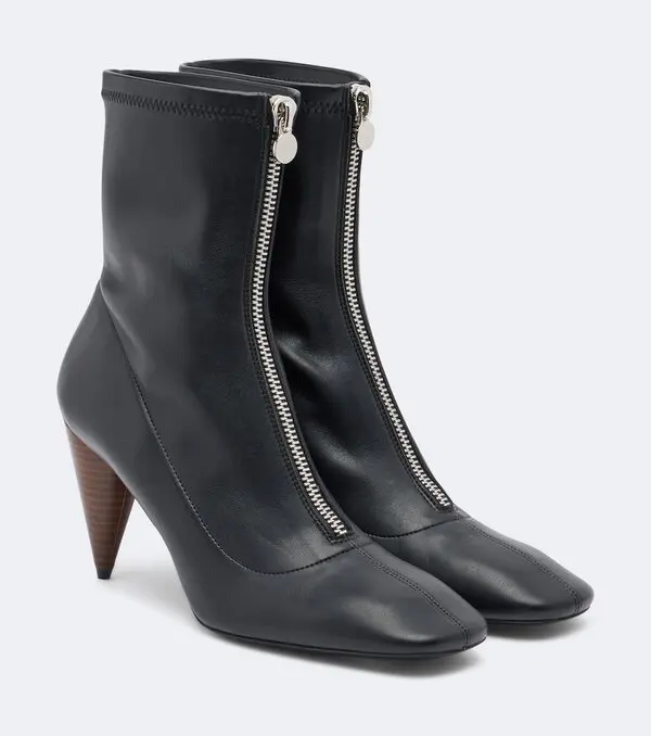 Stella McCartney Zipped Ankle Boots - Black