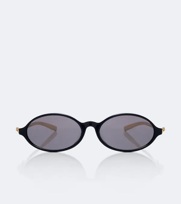 Dior Bow R2i Oval Sunglasses - Black