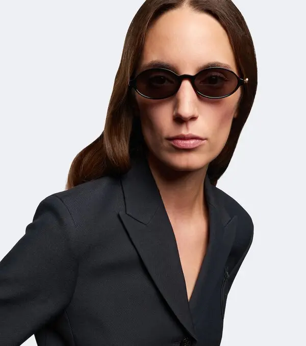 Dior Bow R2i Oval Sunglasses