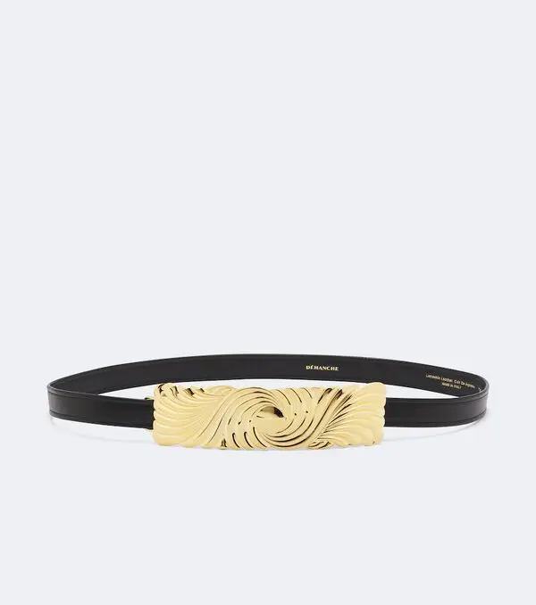 DEHANCHE Leather Belt - Black