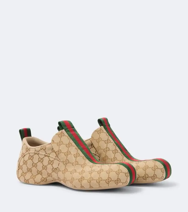 Gucci Drip Gg Canvas Sneakers - Beige
