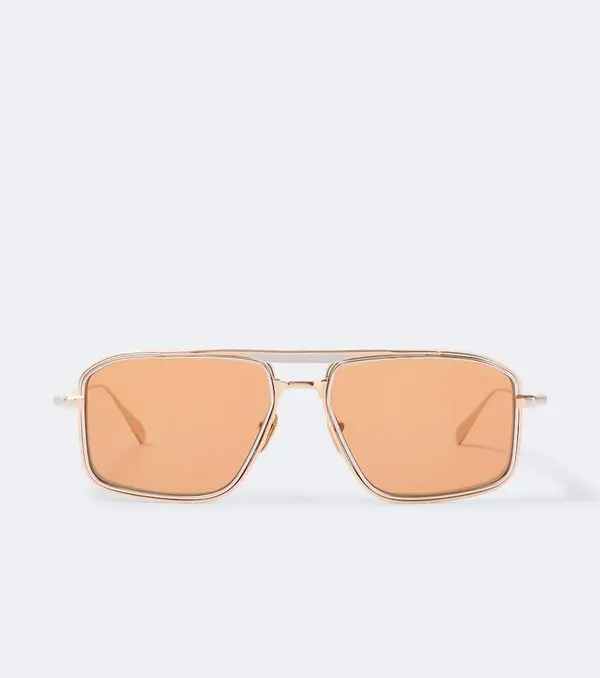 JACQUES MARIE MAGE Earl Navigator Sunglasses - Gold