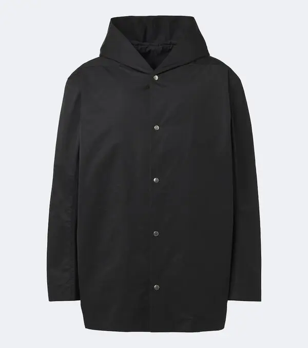 Rick Owens Mac Hooded Coat - Black