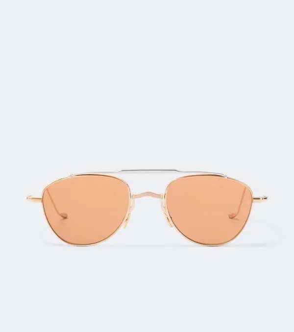 JACQUES MARIE MAGE Flynn Aviator Sunglasses - Gold