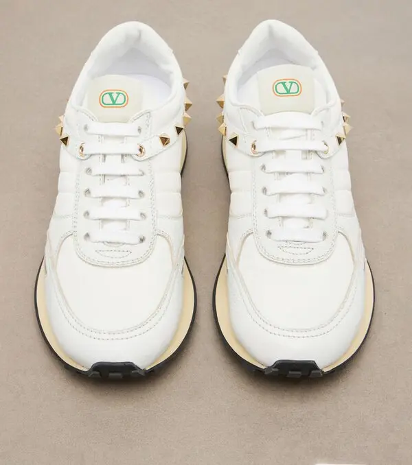 Valentino Garavani Studded Leather Sneakers