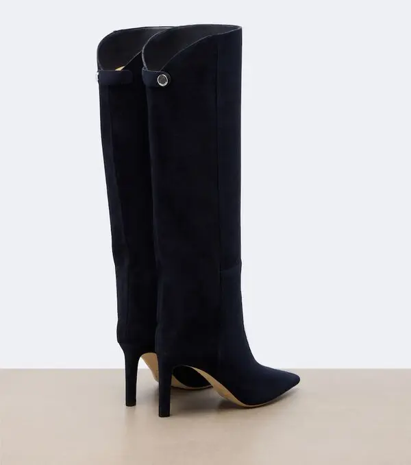 JIMMY CHOO Alizze Suede Knee-high Boots