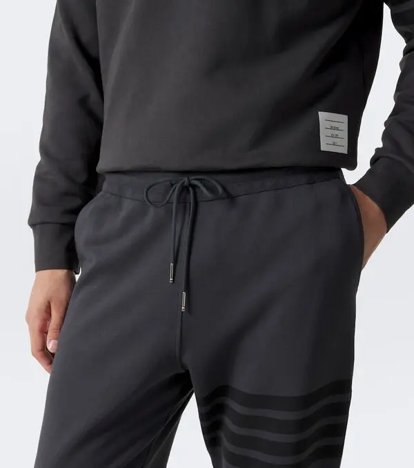 Thom Browne Striped Cotton Sweatpants