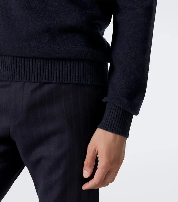 Zegna Wool And Cashmere Crewneck Sweater