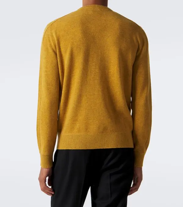 Zegna Wool And Cashmere Sweater - Yellow