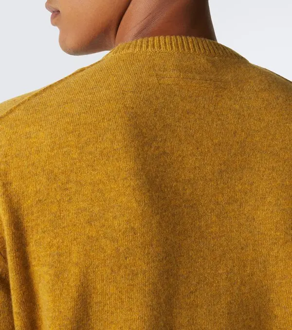Zegna Wool And Cashmere Sweater - Yellow