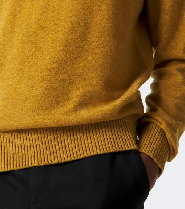 Zegna Wool And Cashmere Sweater - Yellow