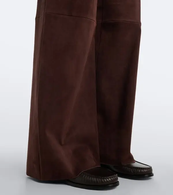 Stouls Lilou Ten Suede Wide-leg Pants