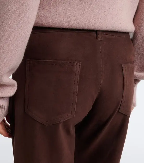 Stouls Lilou Ten Suede Wide-leg Pants