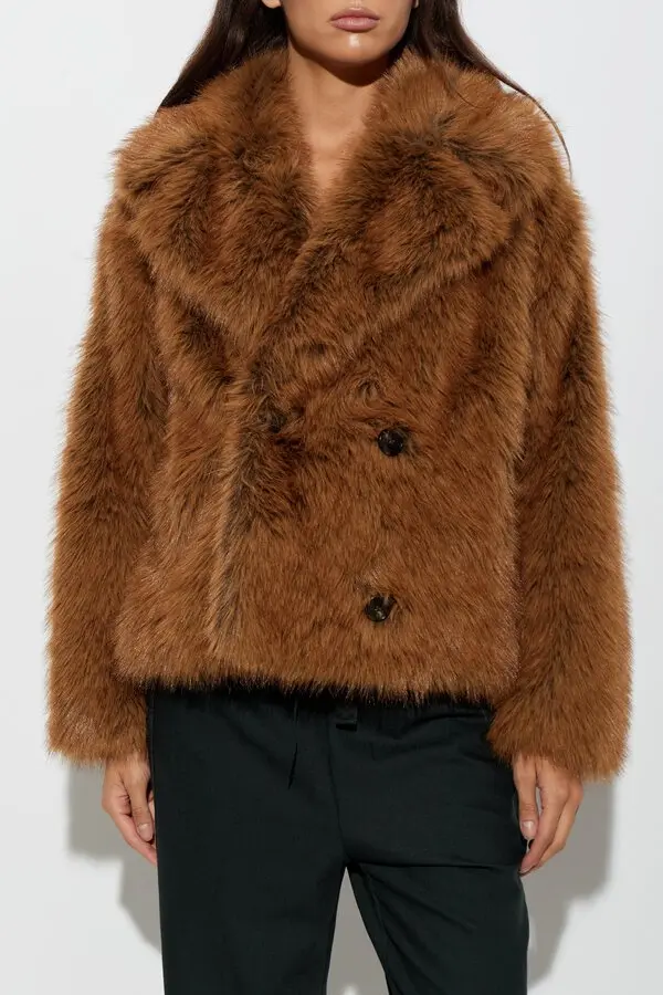 Munthe Vestine' Fur Coat With Collar