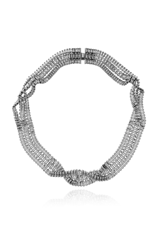 Isabel Marant Étoile Choker With Shimmering Crystals - Silver