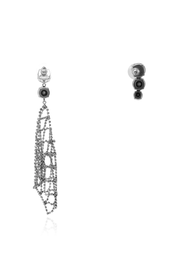 Isabel Marant Étoile Long Earrings With Shimmering Crystals