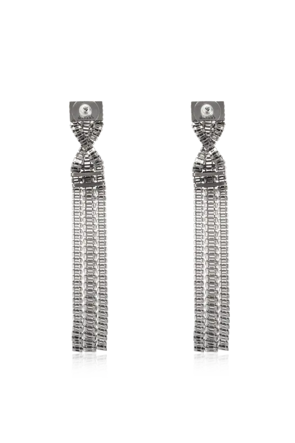 Isabel Marant Étoile Long Earrings With Shimmering Crystals