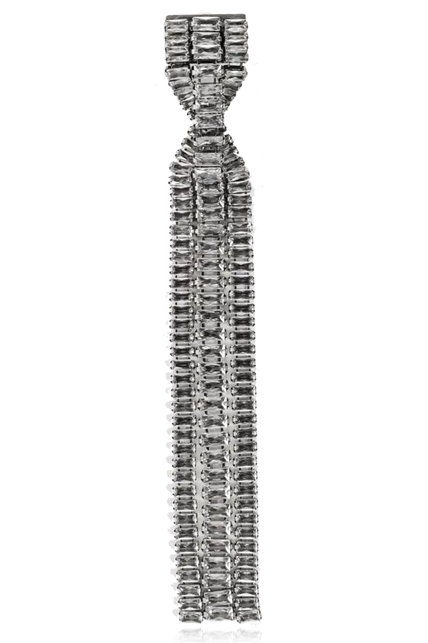 Isabel Marant Étoile Long Earrings With Shimmering Crystals