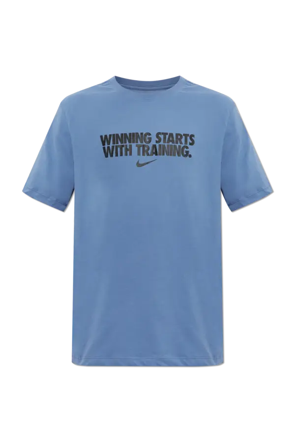Nike T-shirt With Logo - Blue