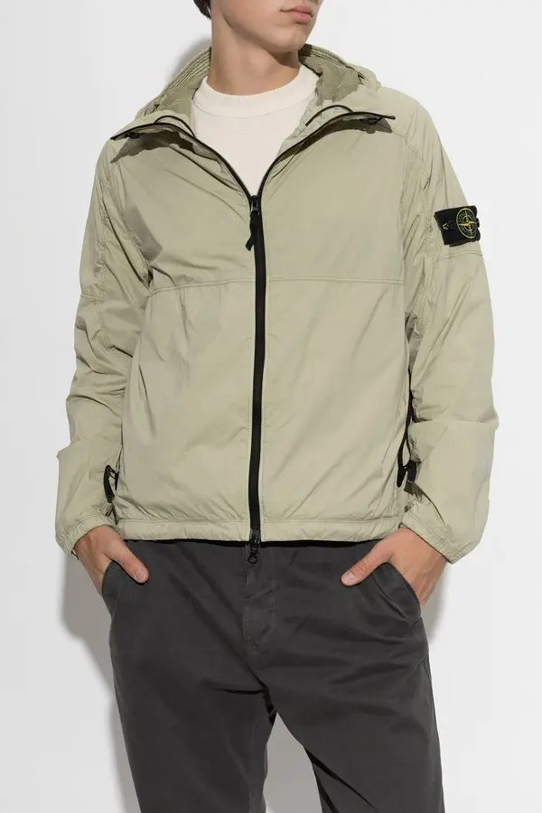 Stone Island Jacket With Logo Patch