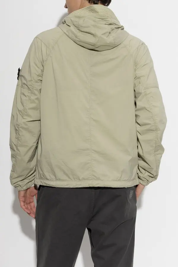 Stone Island Jacket With Logo Patch