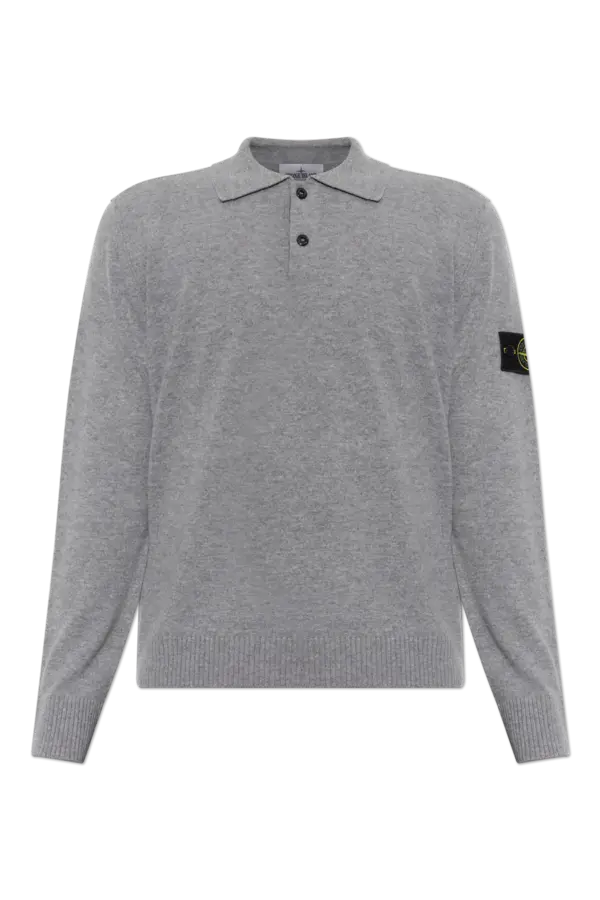 Stone Island Wool Polo Sweater