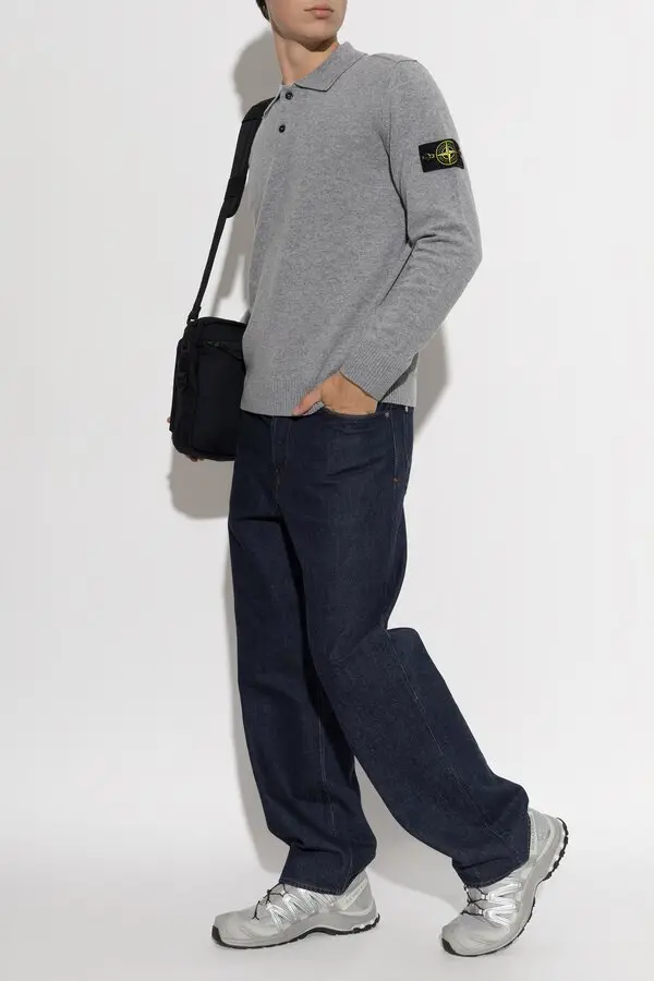 Stone Island Wool Polo Sweater