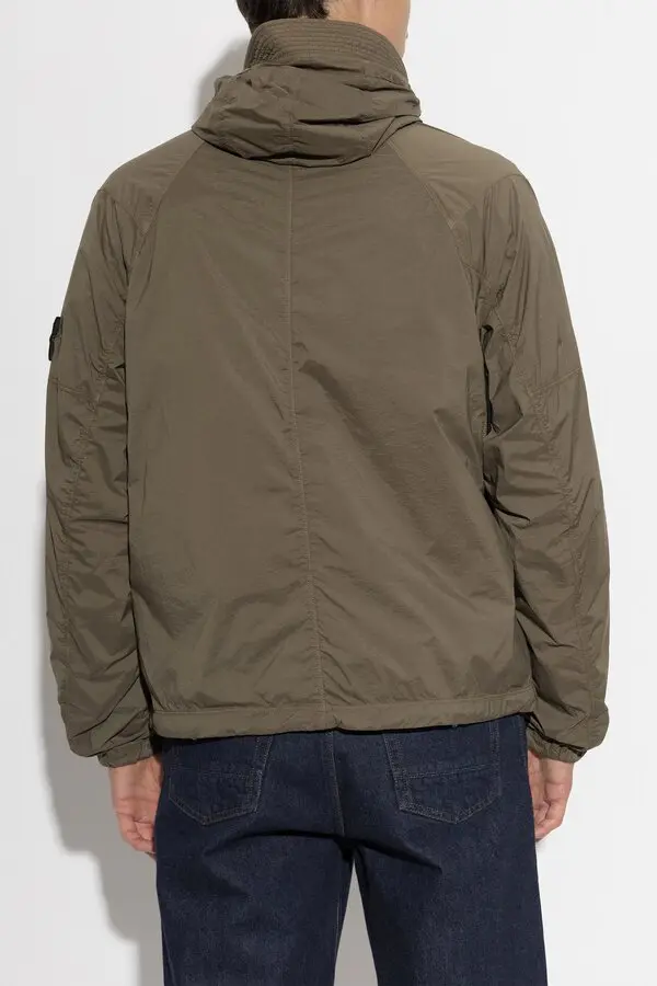 Stone Island Jacket With Logo Patch