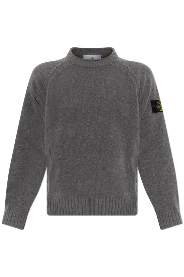 Stone Island Sweater With Logo Patch