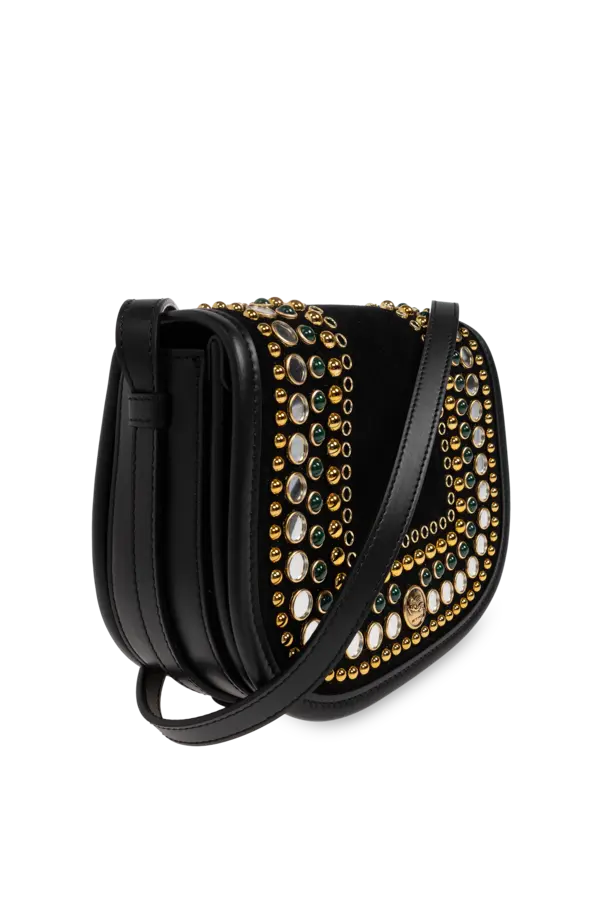 Etro Suede Bag With Embellishments